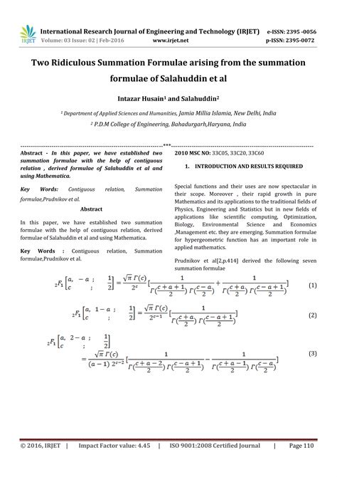 Two Ridiculous Summation Formulae Arising From The Summation Formulae