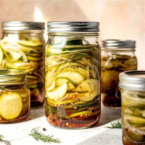 Refrigerator Zucchini Pickles Recipe At Terri Whobrey Blog