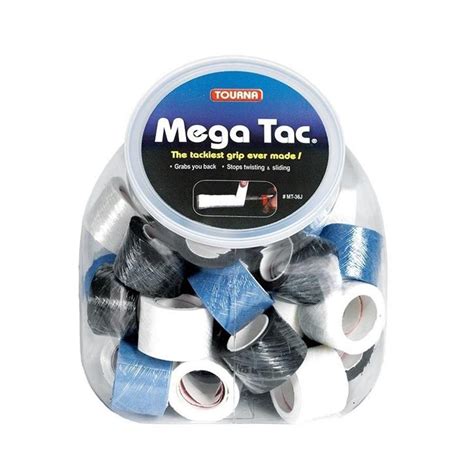 Tourna Mega Tac 36 Pack Box Assorted Colours Mailat24 Fi