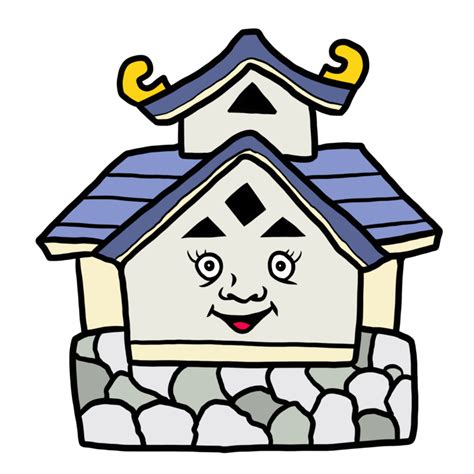 日本のお城のかわいいイラスト ホビヲノエ