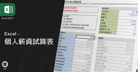Gogoexcel 聰明工作 2025 個人薪資表試算 V264 下載 Kiwi Life