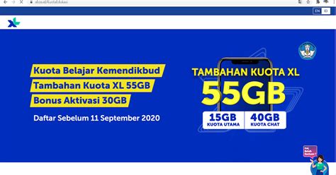 Xl Program Kuota Edukasi Gratis Melajah Guru