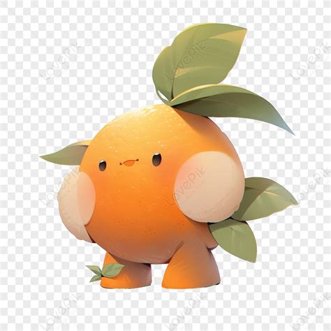 과일 만화 캐릭터 오렌지 과일휴일호박맛있는 Png 일러스트 무료 다운로드 Lovepik