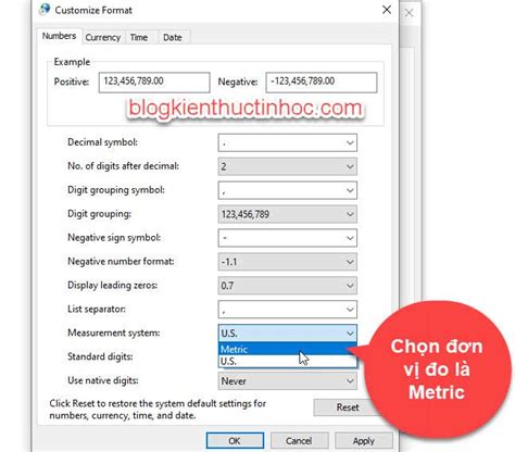 Cách đổi đơn vị inch sang cm trong Powerpoint Trung Cấp Nghề Thương Mại Du Lịch Thanh Hoá