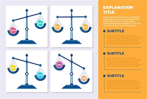 Free Vector Balance Infographics Template