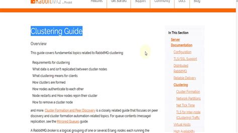 Rabbitmq Clustering Steps Youtube