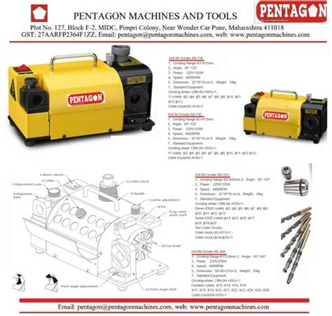 Universal Cutter And Cutter Grinder Model Mr 600f Max Grinding