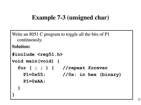 ppt chapter 7 8051 programming in c powerpoint presentation free