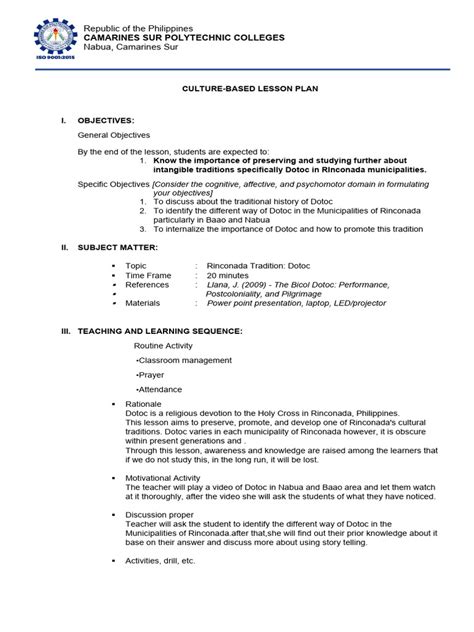 Lesson Plan Group 2 Edited Pdf Learning Teachers