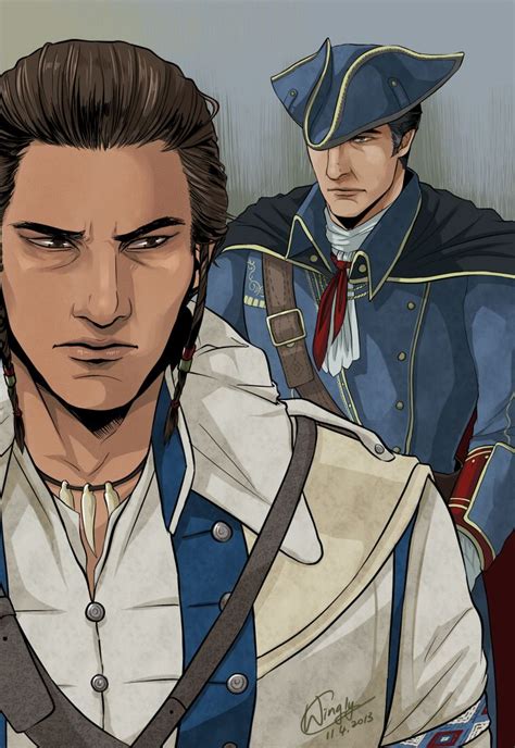 Assassins Creed Haytham And Connor By Winglyc On Deviantart