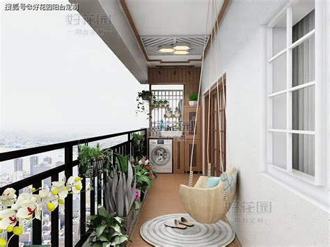 惊了超长阳台这样隔断一个变俩 空间