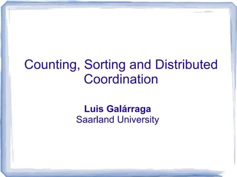 Distributed Coordination Odp Computer Software And Applications