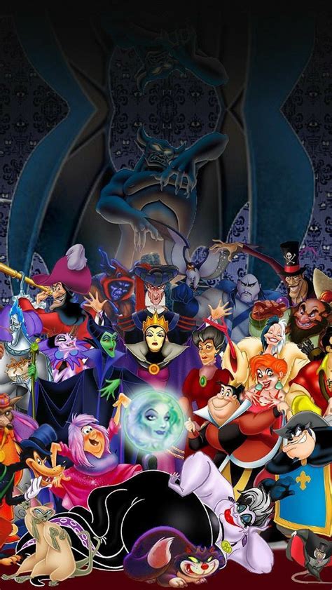 Many Cartoon Characters Are Grouped Together In This Photo