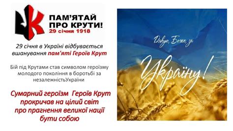 Презентація Памятай про Крути
