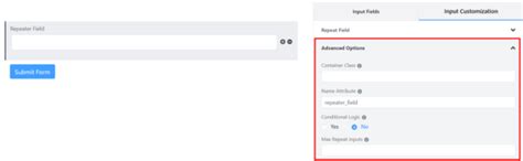 Repeat Input Field In Wp Fluent Form Wordpress Plugin
