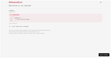 React Flow Editor Forked Codesandbox