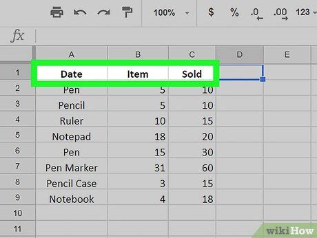 How To Make A Header On Google Sheets On Pc Or Mac Steps