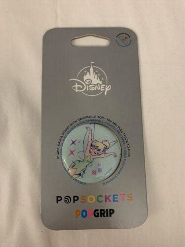 New In Package Disney Peter Pan Tinkerbell Popsocket 3922638763