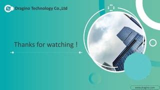 Dragino Technology LoRaWANデバイスゲートウェイ ユースケース PPT