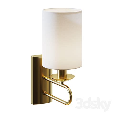 Escada Eclipse 10166 1a Brass Wall Light 3d Model