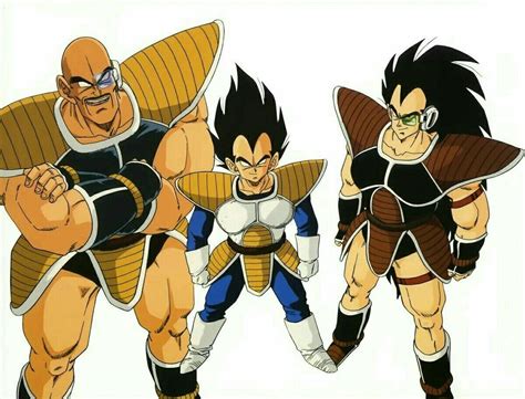 Nappa Goku Raditz Vegeta Gohan Coliseo Dibujos Animados Una Pieza The