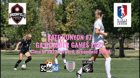 Kate Runyon Ga October Highlights Youtube