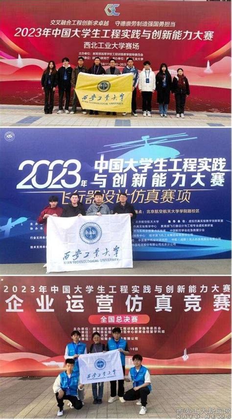 我校学子在“2023年中国大学生工程实践与创新能力大赛”总决赛中斩获7项国奖 西安工业大学新闻网