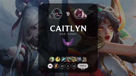 Caitlyn Adc Vs Xayah Kr Master Patch 1314 Youtube