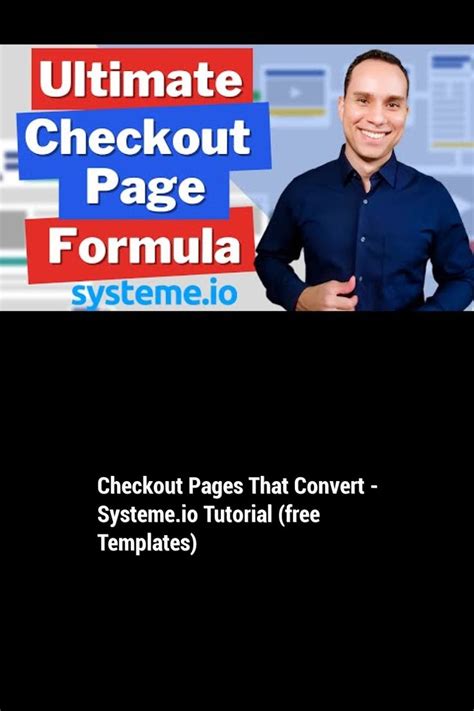 Checkout Pages That Convert Systeme Io Tutorial Free Templates