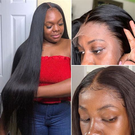 Natural Hairline 100 Percent Human Hair Lace Front Wig With Baby Hair