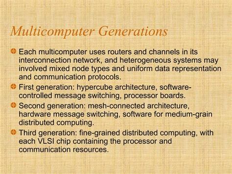 Multiprocessors And Multicomputers Ppt