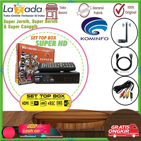 Set Top Box Tv Digital Super Hd Harimau Full Hd 1080p Sni Stb Tv