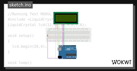 Arduino Running Text Medina Elpidia F21 Wokwi Esp32 Stm32