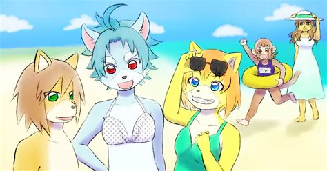 もしスタ 【もしスタ】海にいきました【夏休み】 さつまぽてとのイラスト Pixiv