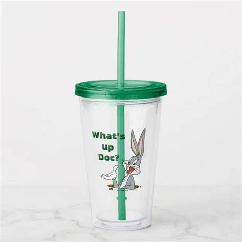 Whats Up Doc™ Bugs Bunny™ Rabbit Hole Acrylic Tumbler Zazzle