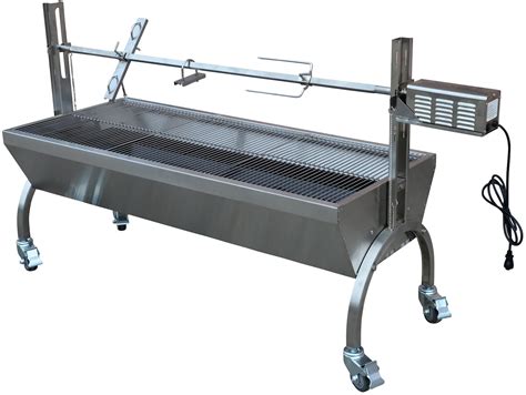 Rotisserie Grill Roaster Stainless Steel 13w 88lbs Capacity Bbq