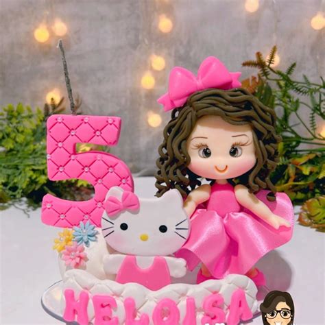 Topo Tema Hello Kitty Elo7 Produtos Especiais