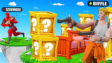 Op Lucky Block Bed Wars In Fortnite Youtube
