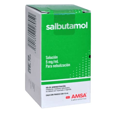 Salbutamol 10 Ml 5 Mg1 Ml Sol PnebulizaciÓn Fco Amsa Phemedica
