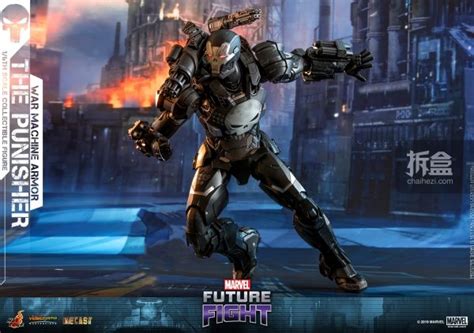 Hottoys《漫威：未来之战》惩罚者战争机器装甲 16比例合金珍藏人偶 拆盒