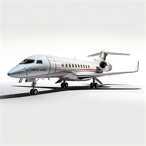 Premium Ai Image Model Gulfstream G650 2008 Business Jet On White
