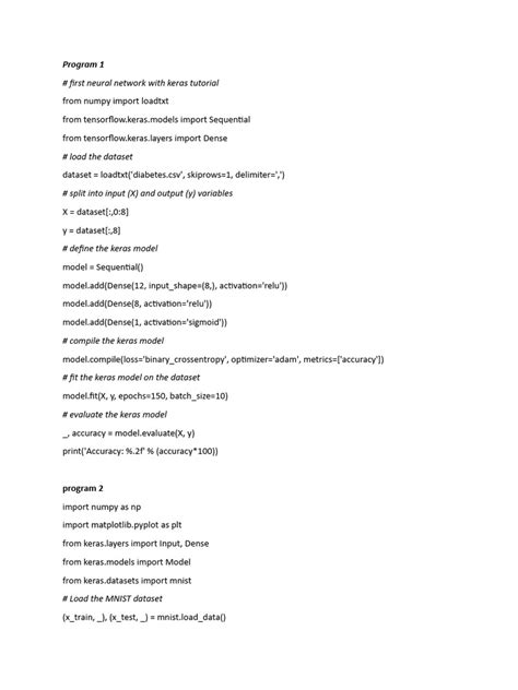 Ml Lab Test 1 Pdf Computer Programming Applied Mathematics