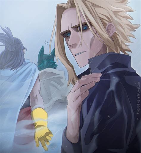 Midoriya Izuku Yagi Toshinori And Shimura Nana Boku No Hero Academia
