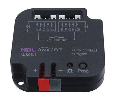 ماژول ورودی 8 ورودی KNX HDL 8 Zone Dry Contact Module خانه هوشمند نورال