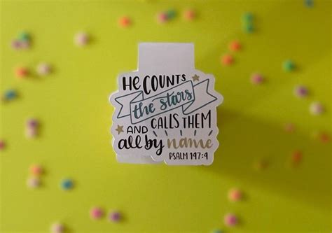 He Counts The Stars And Calls Them All By Name Psalm 147 4 Magnetic