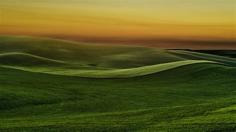 Sunset Over The Rolling Hills Moscow Idaho USA Windows Spotlight