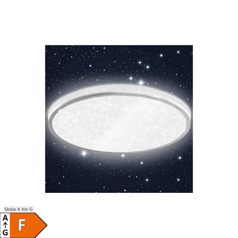 Led Deckenleuchte Sternenhimmel Silber 18w Modern Kaufen Bei Megalichtde