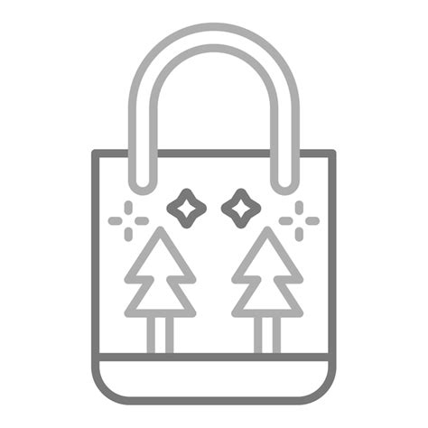 Icono De La Bolsa De Compras Vector Premium