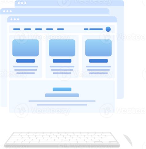 Web UI UX Design Web Development Digital Industry Illustration