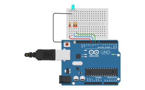 Circuit Design Rgb With Arduinouno Tinkercad